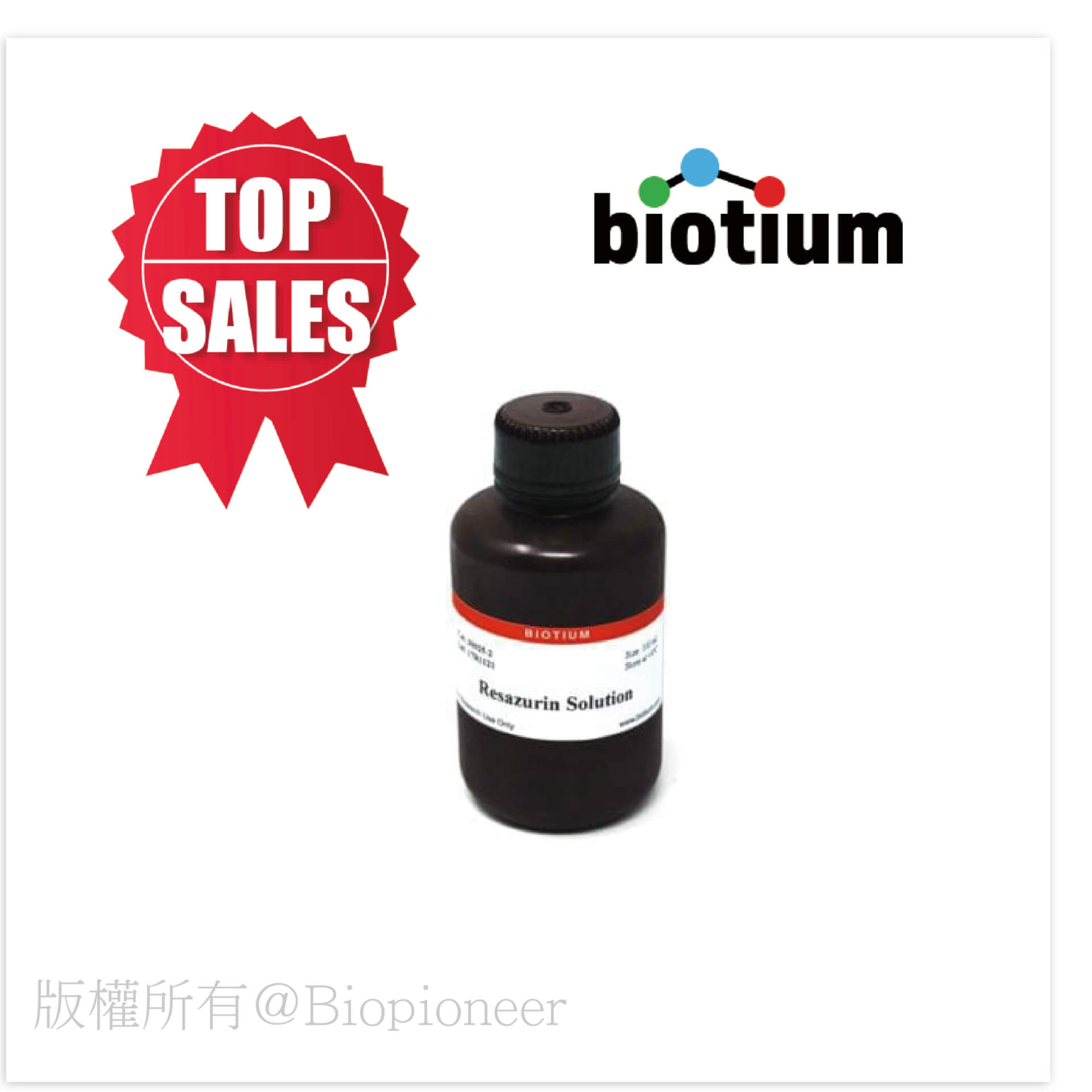 Resazurin Cell Viability Assay Kit (alamarBlue™) | Biotium 貨號#30025-1 ...